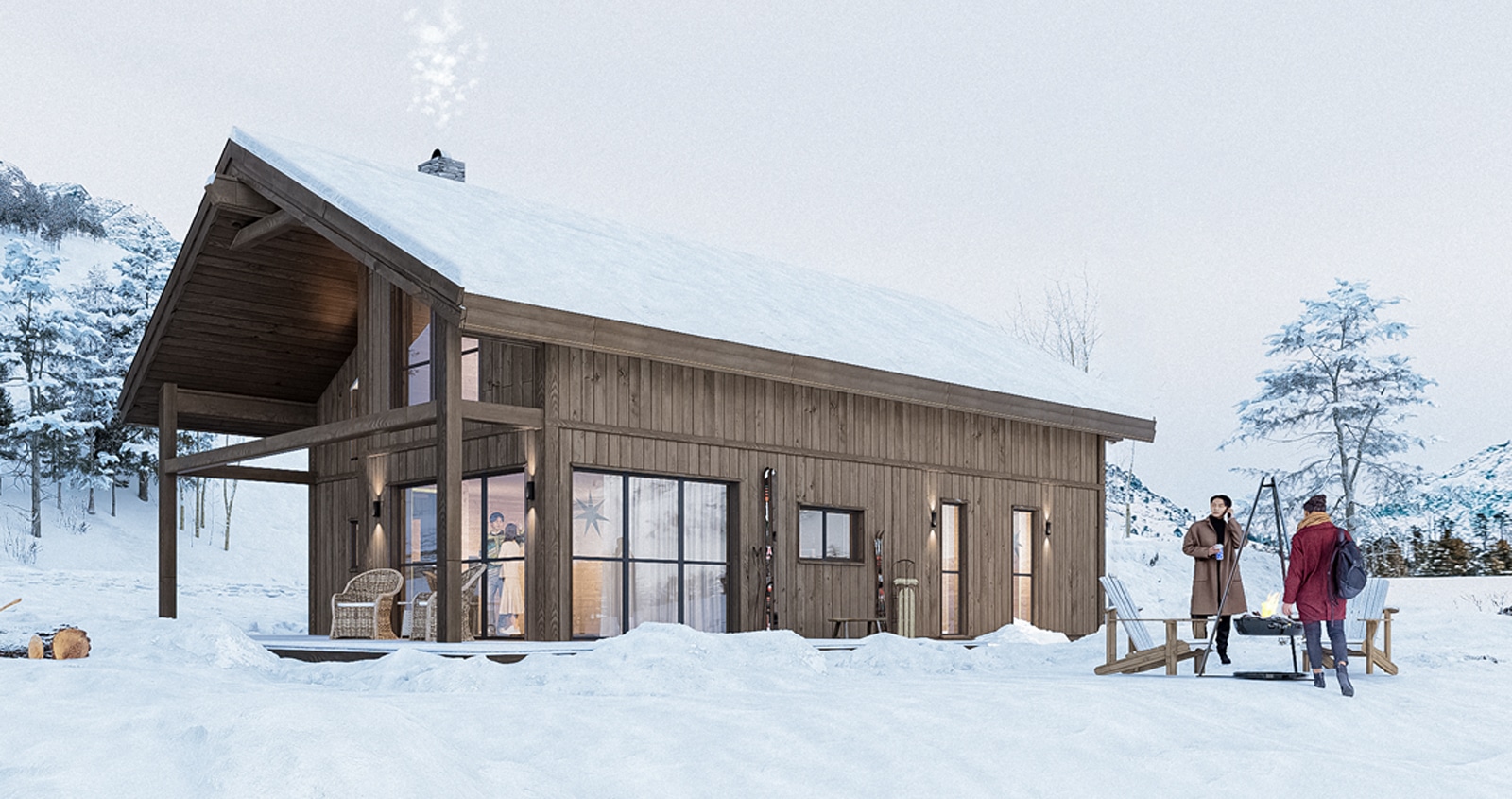 Kvamstølen - Krohn Hytter